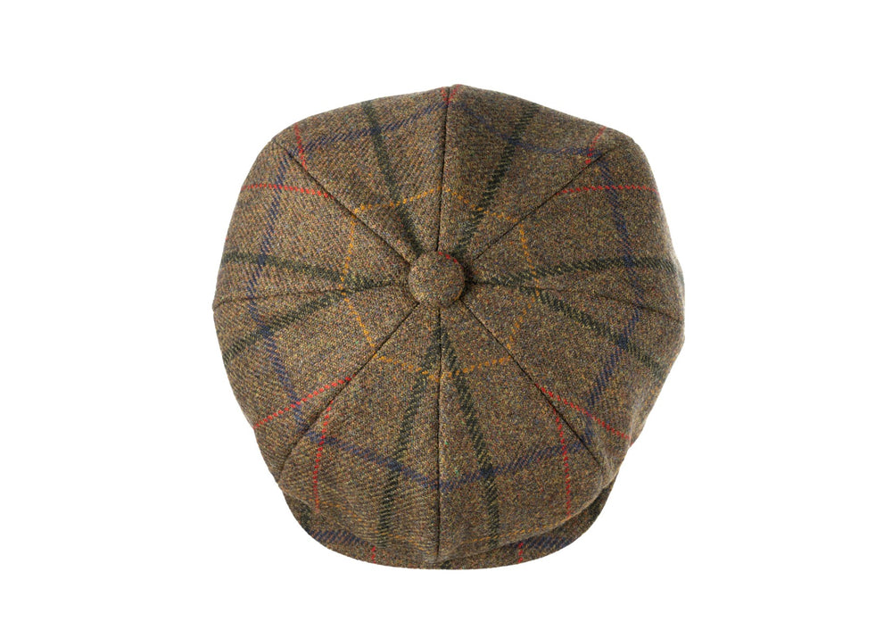 8 Piece Baker Boy Tweed Cap in Z507